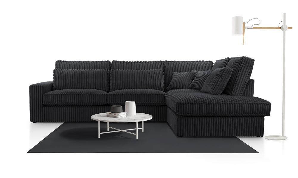 Do jakich wnętrz polecane są czarne narożniki? 🛋️ » Meble Arkadius