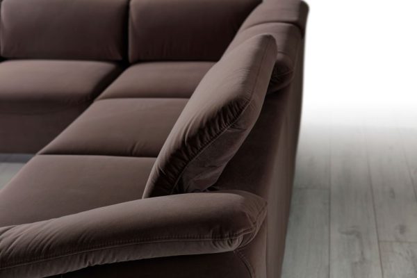 Narożnik czekolada duży rozkładany PORTIMAO 2 » Meble Arkadius