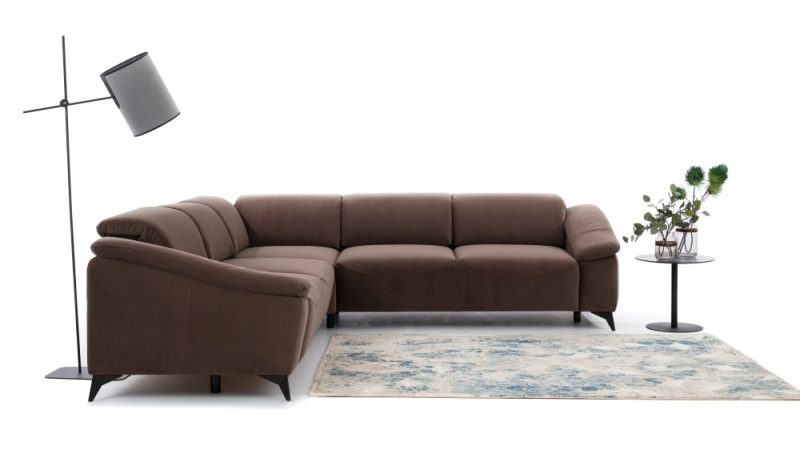 Narożnik czekolada duży rozkładany PORTIMAO 2 » Meble Arkadius